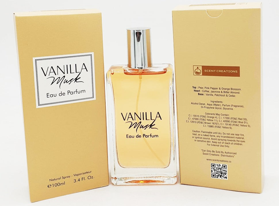 Vanilla Musk Eau De Parfum – Warm & Sensual Scent